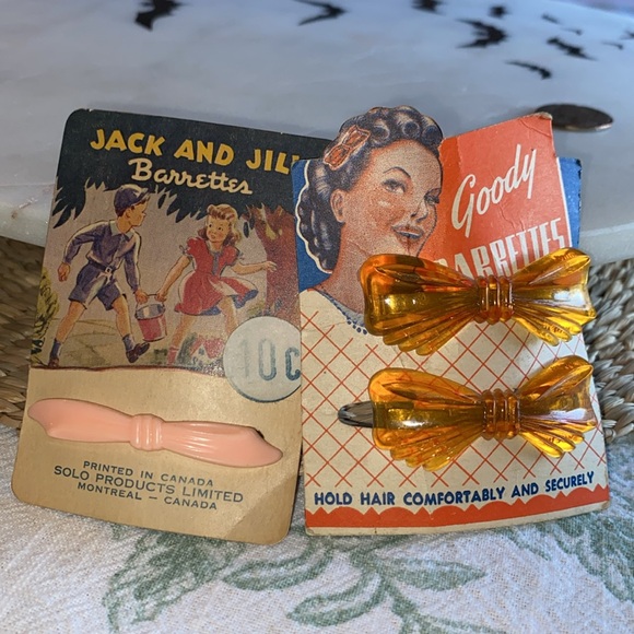 Vintage | Accessories | Vintage Barrettes With Original Packaging ...